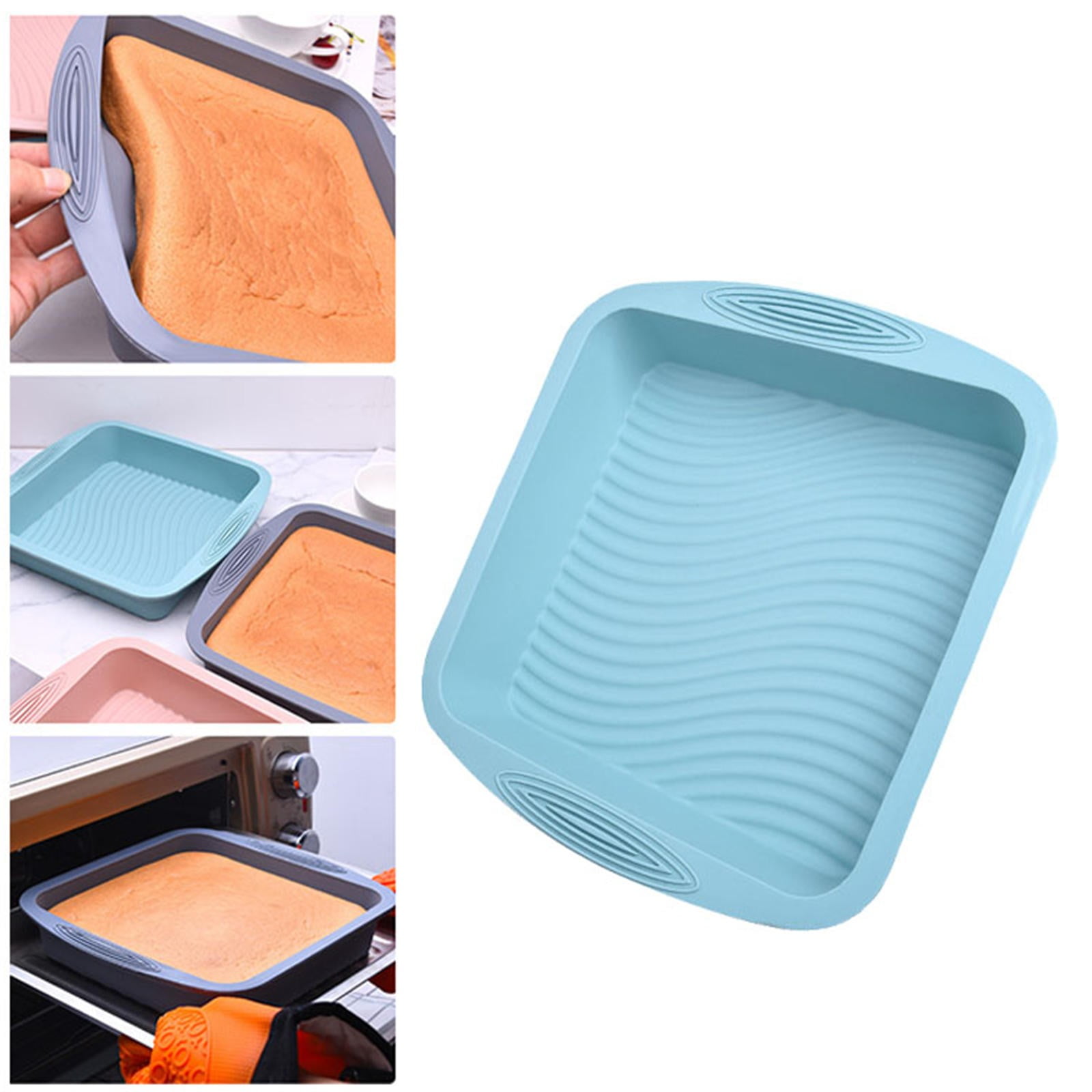 Cake Pan 8x8 Baking Pan Pan Nonstick Silicone Cake Silicone Baking For ...