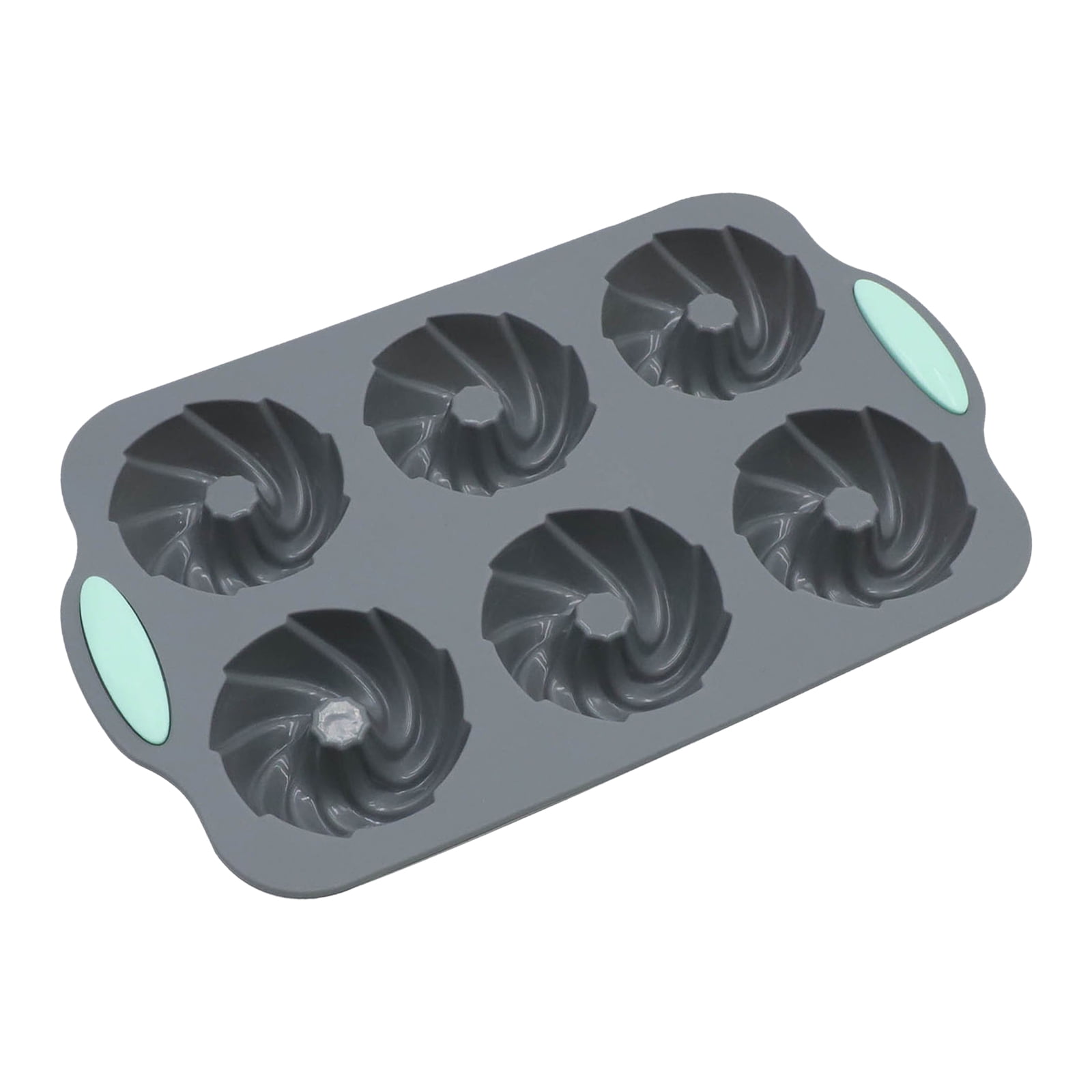 Cake Pan Bakeware 6 DIY Mini Bund Wreath Ice Mold Silicone Ice Cube ...