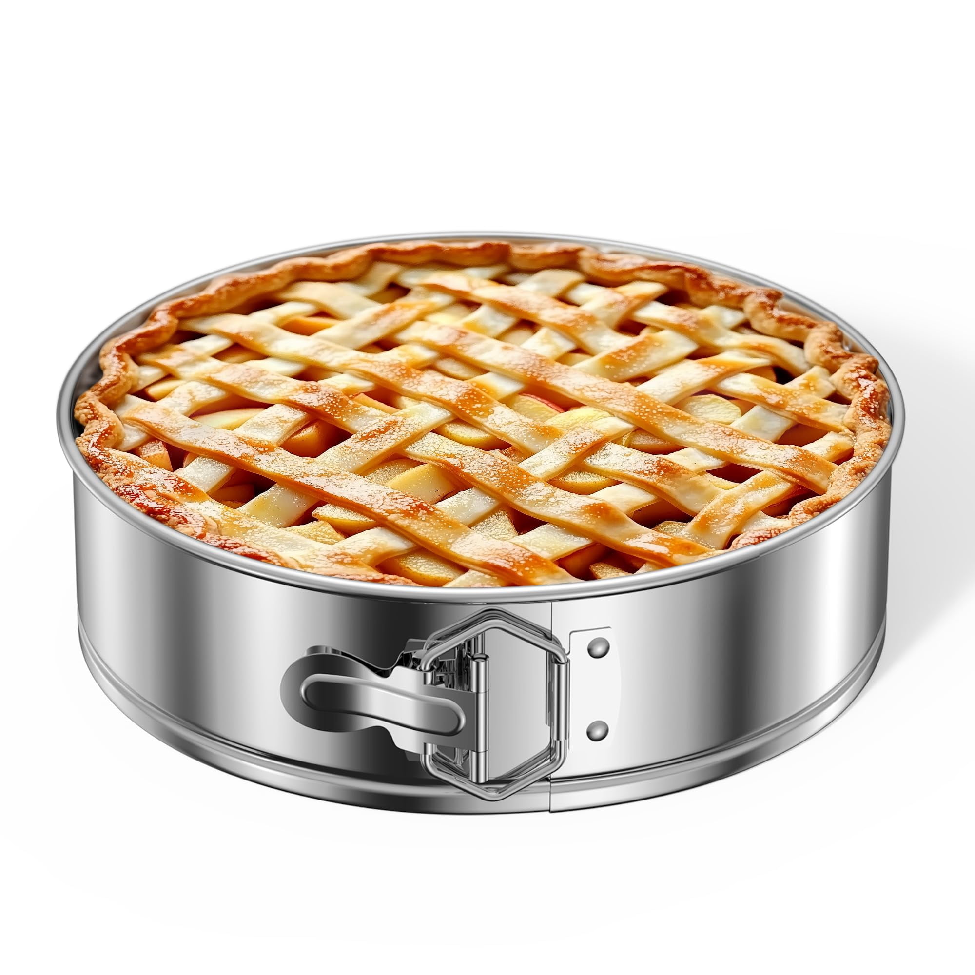 Cake Pan Nonstick Springform With Removable Bottom 9 Inch Round ...