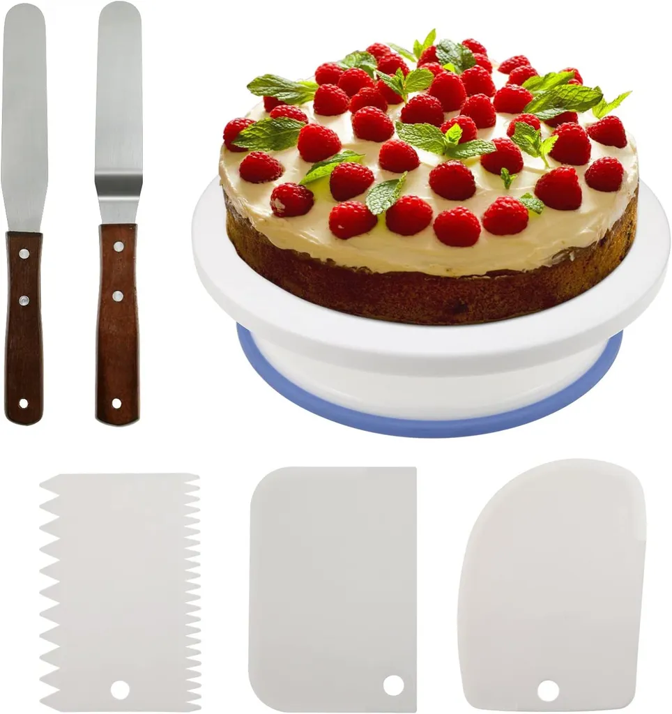 Cake Pan Rotating Cake Stand Cake Turntable Cake Decorating Turntable ...