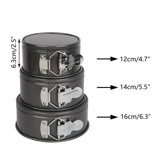 Cake Pan under $5! Yrmaups Round Cake Pan with Removable Bottom, Carbon ...