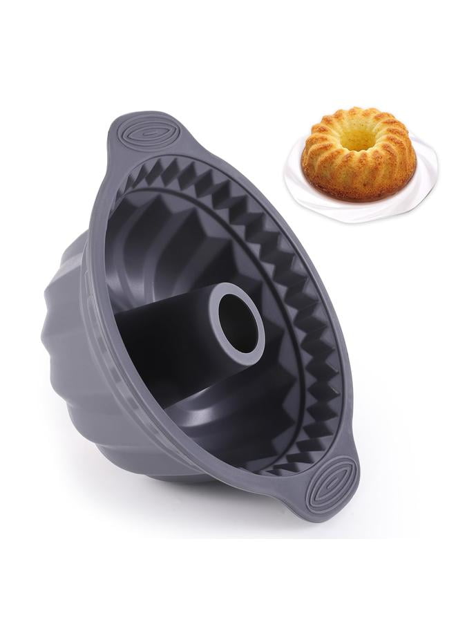 Cake Pans 10-Inch Crown Chiffon Cake Silicone Mold - Multi-Purpose ...