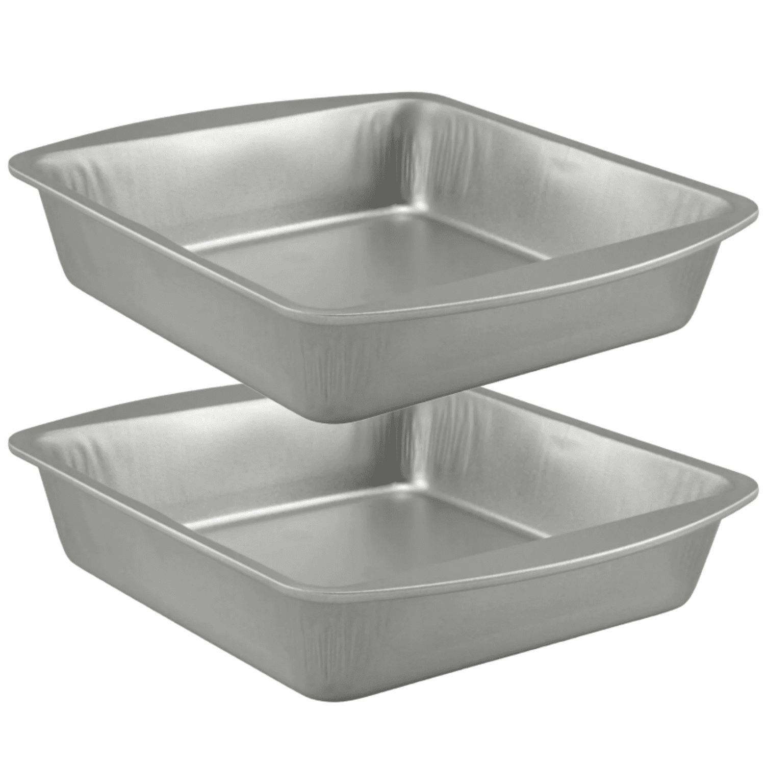 Cake Pans Square - 7.5x7.5 in - 2 Pack- Great for bar cookies, cinnamon rolls, casseroles ...