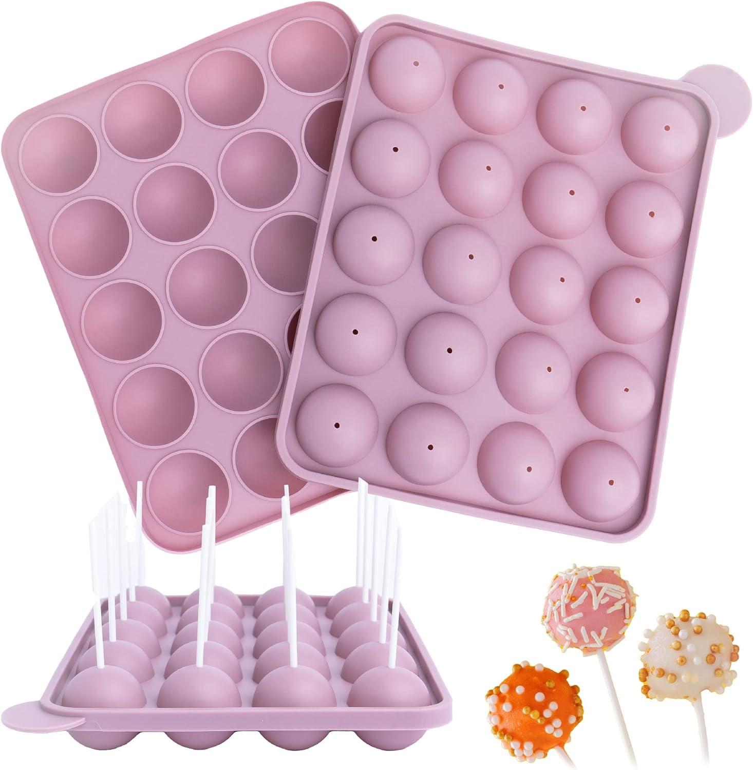 Cake Pop Mold made of food grade silicone perfect for popsical ...