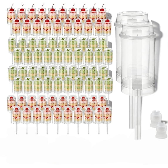 Cake Push Pop Containers, Easter Cake Push-Pops with Lids & Stand ...