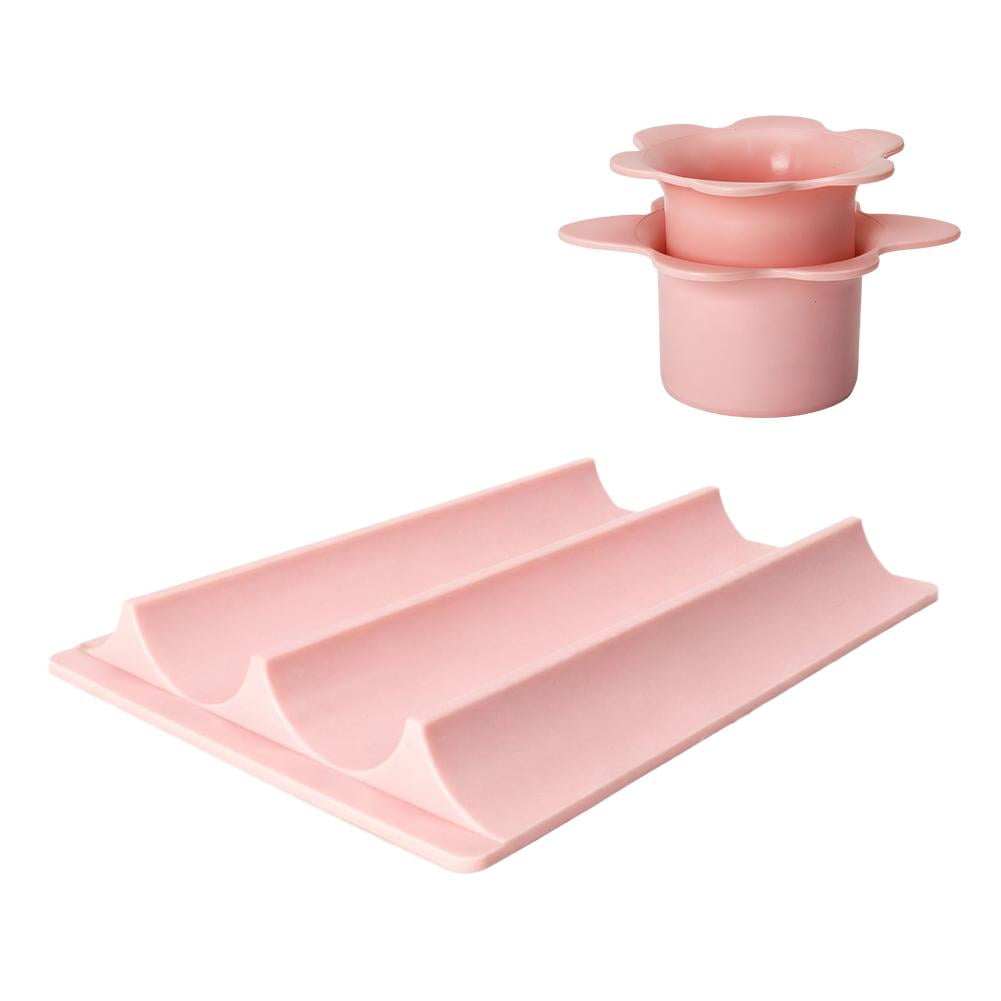 Cake Pusher Set with Tray Round ABS Mold Kit, Dual-Capacity Cake Tray ...