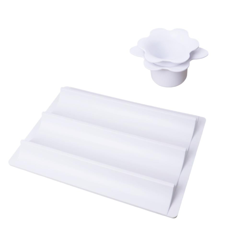 Cake Pusher Set with Tray Round ABS Mold Kit, Dual-Capacity Cake Tray ...