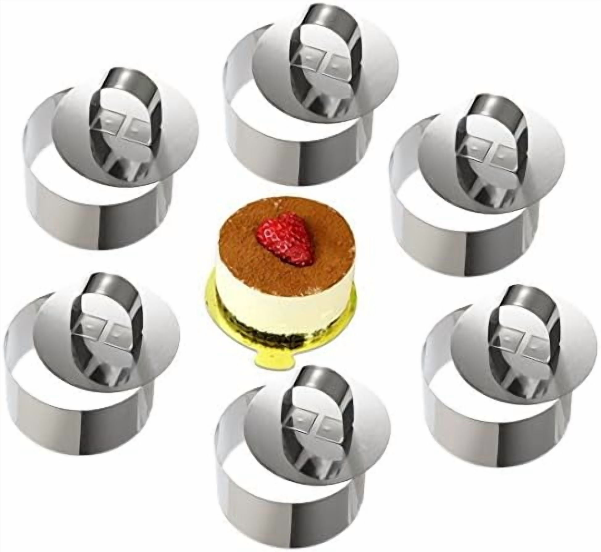 Cake Ring Molds Stainless Steel Ring Molds for Cooking Pastry Rings ...