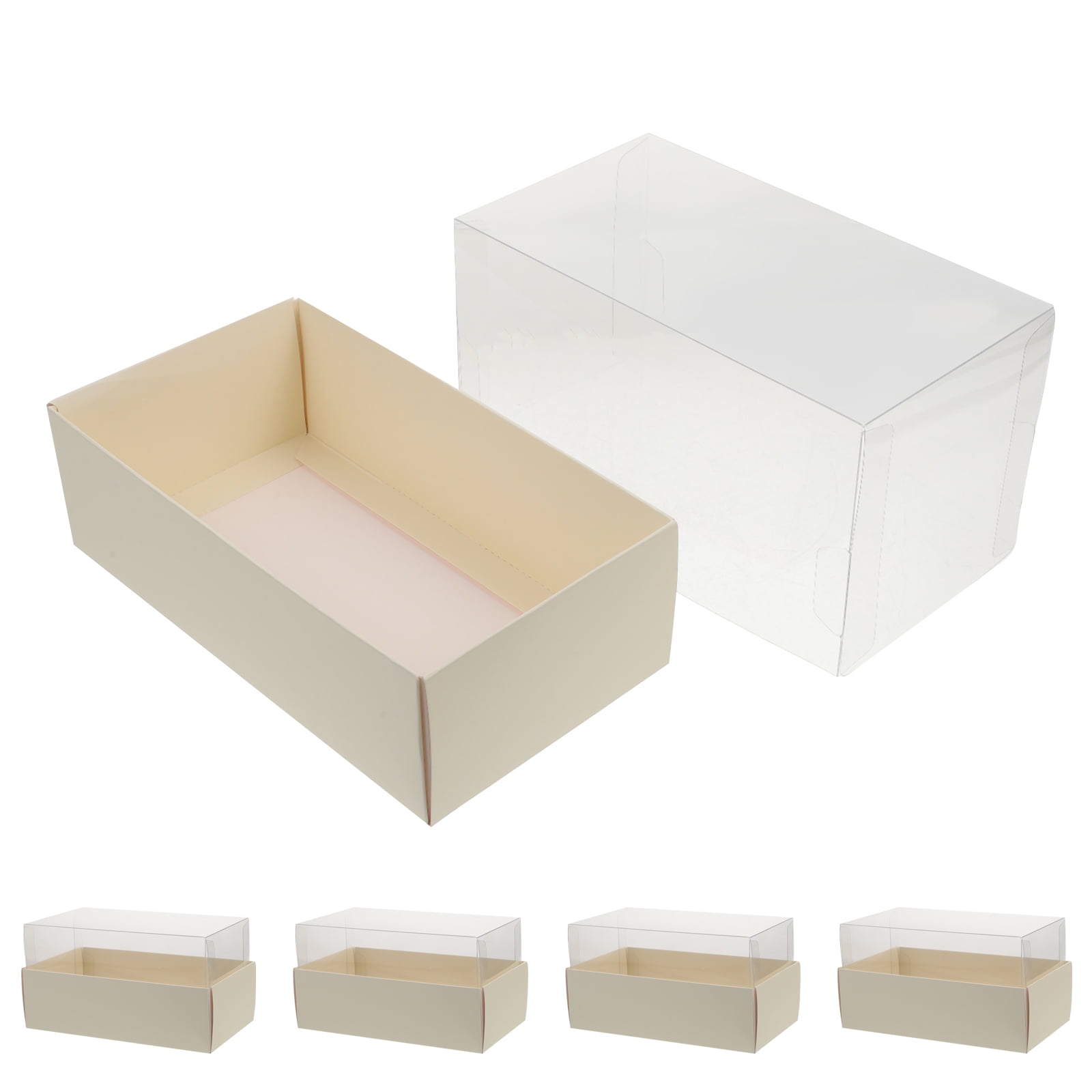 FELTECHELECTR Macaron Boxes Plastic 5Set 7.27X3.93X3.93In - Walmart.com