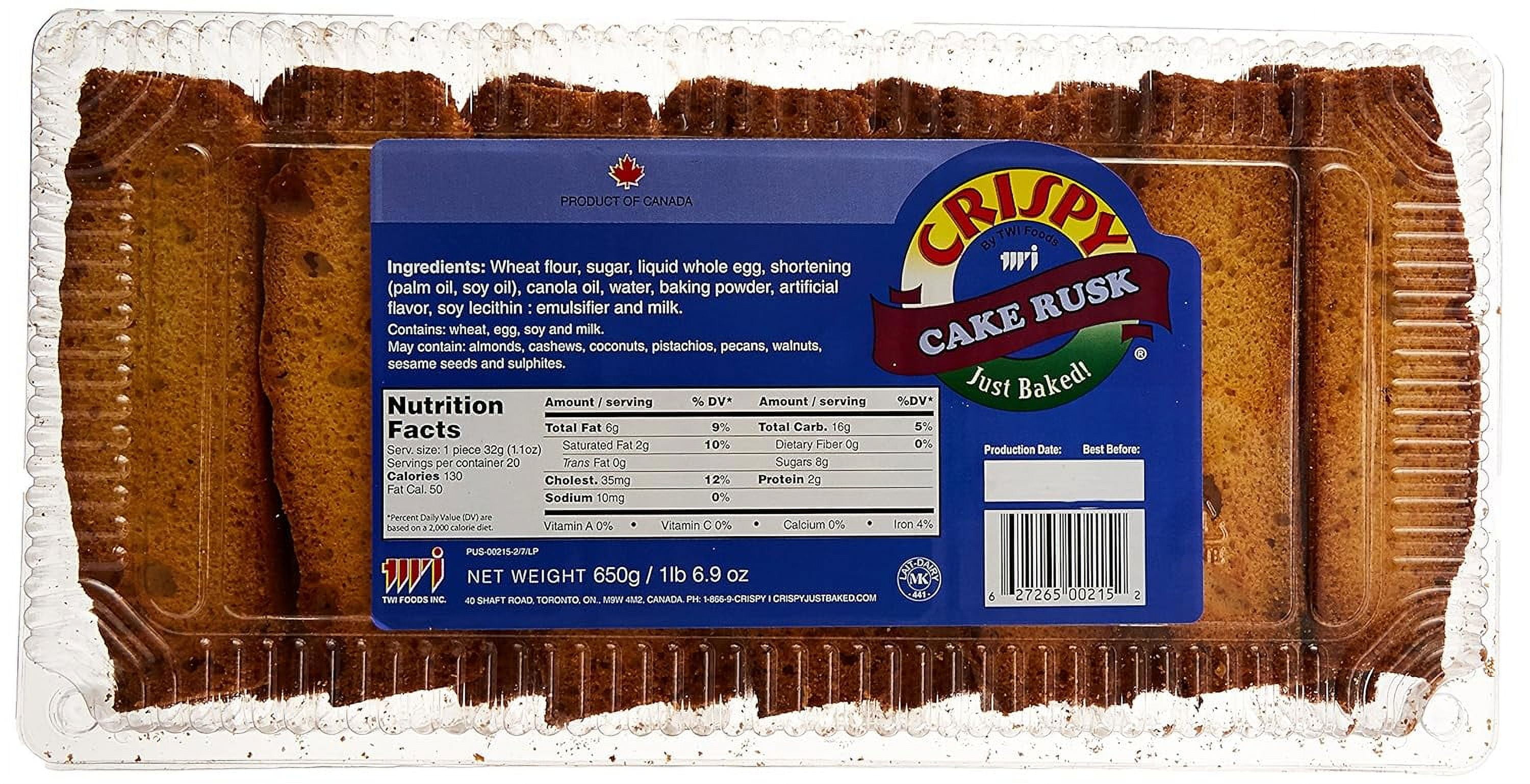 Cake Rusk 650 Grams() - Walmart.com