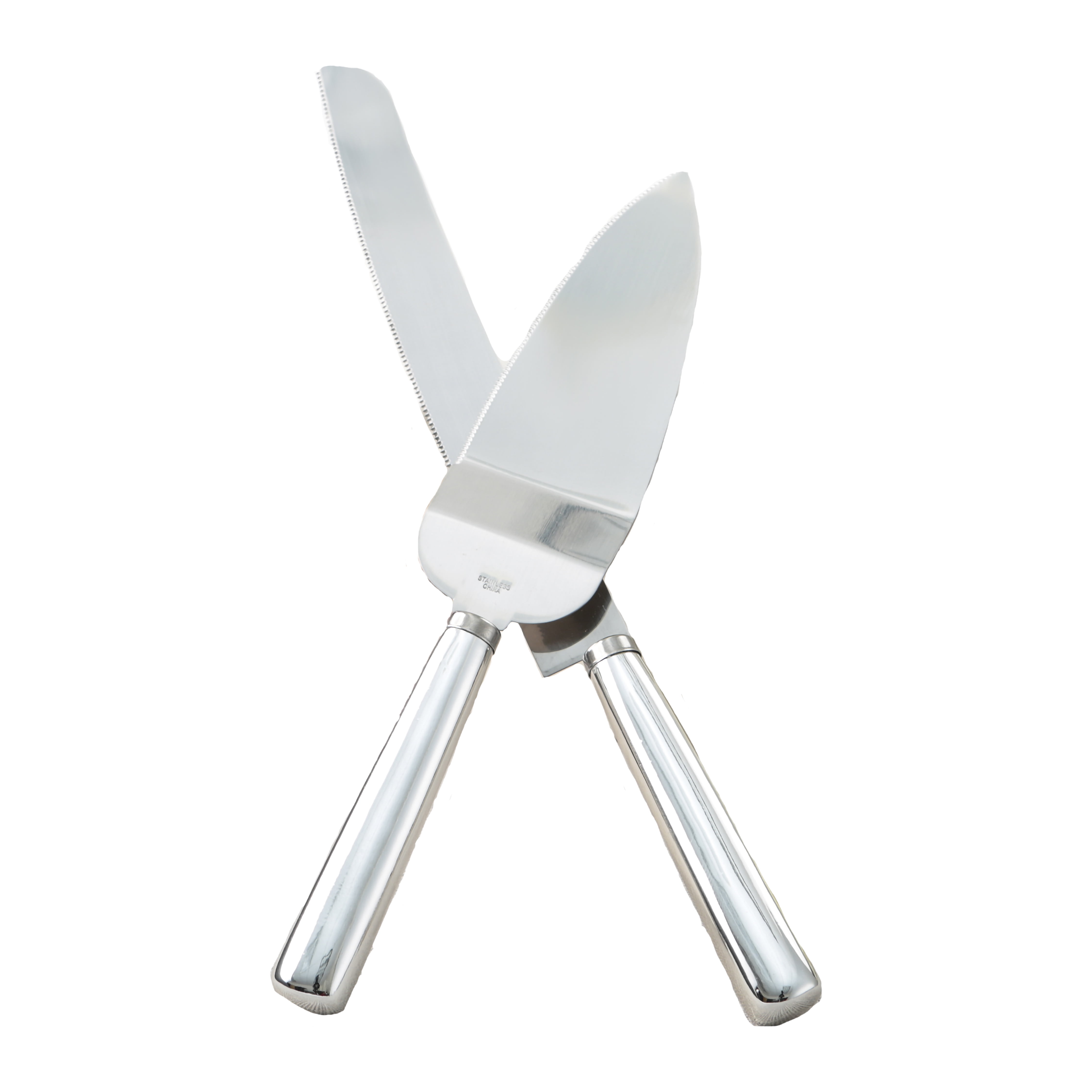 Cake Server Simple Elegance Classic Silver Stainless Steel Cake Knife ...