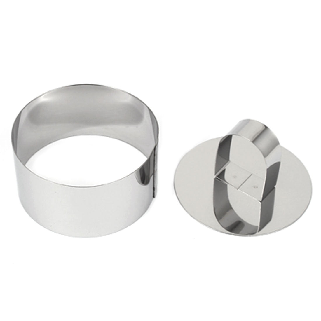 Cake Shop DIY Biscuit Stainless Steel Round Shaped Cookie Cutter Mold ...