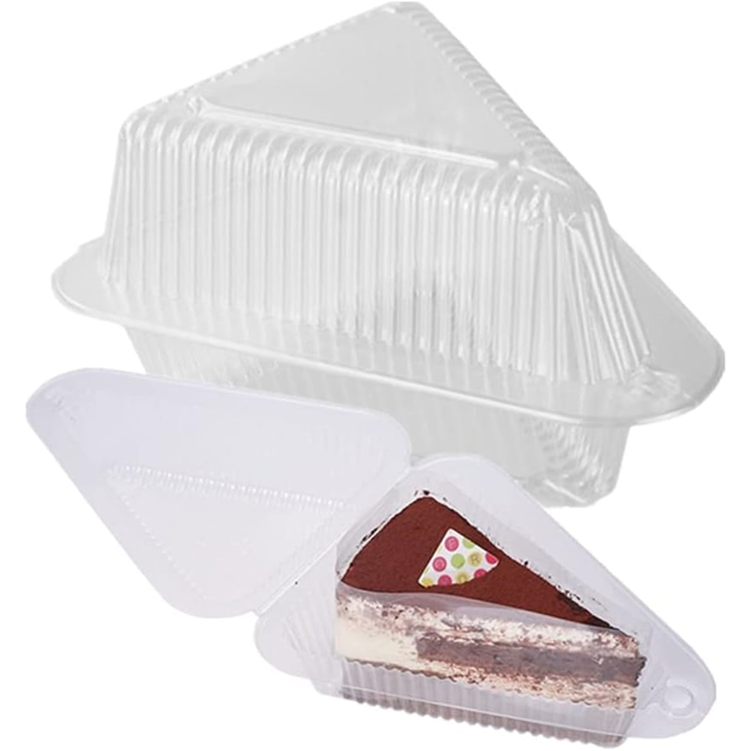 Cake Slice Container Clear Disposable Cake Cheesecake Pie Slice ...