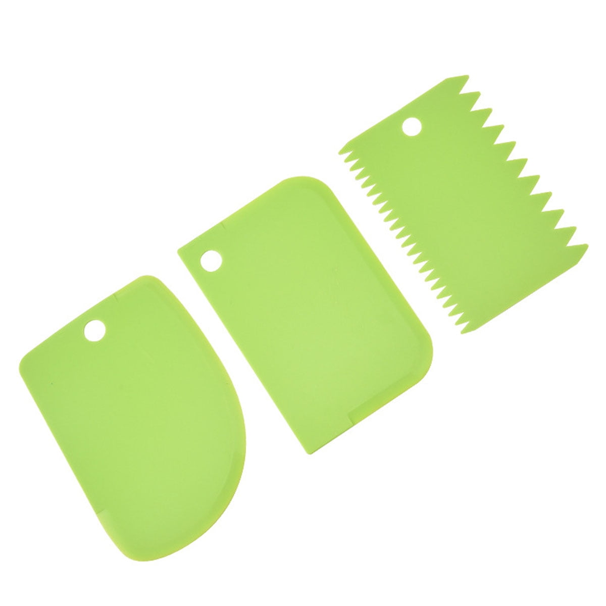 Cake Smoother & Dough Scraper Set - Ultimate Frosting Tool for Bakers ...