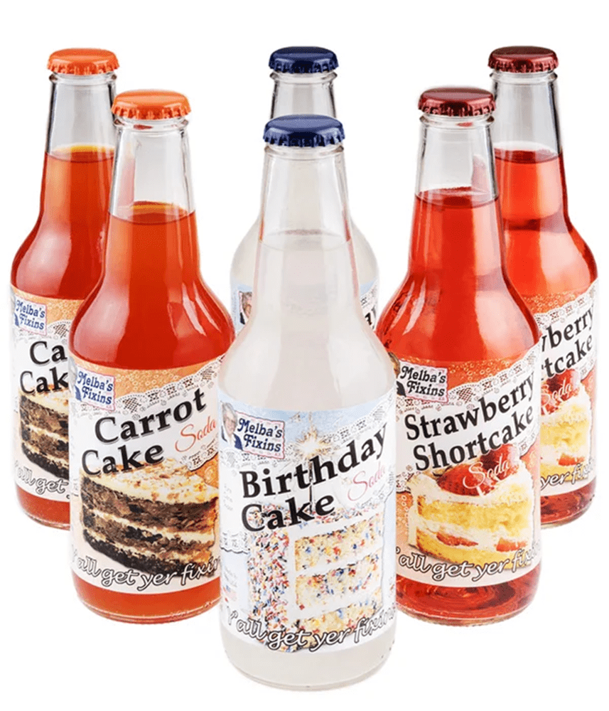 Cake Sodas- Carbonated soft drinks that taste like cake 6-Pack (Two of ...
