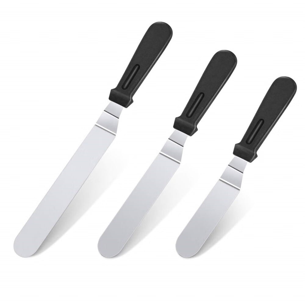 Cake Spatula Angled Cake Icing Spatula,Stainless Steel Cake Offset ...
