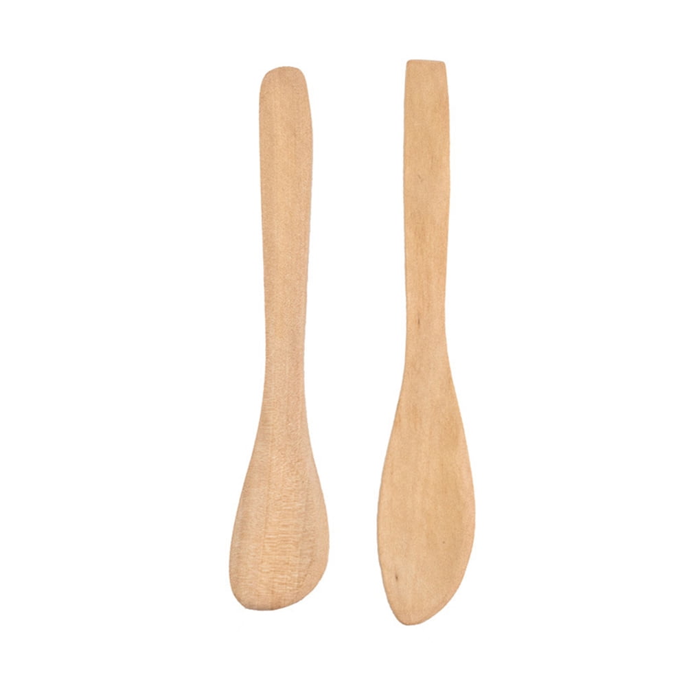 Cake Spatula Butter Cheese Spreader: 4pcs Wooden Bread Jam Spreader ...