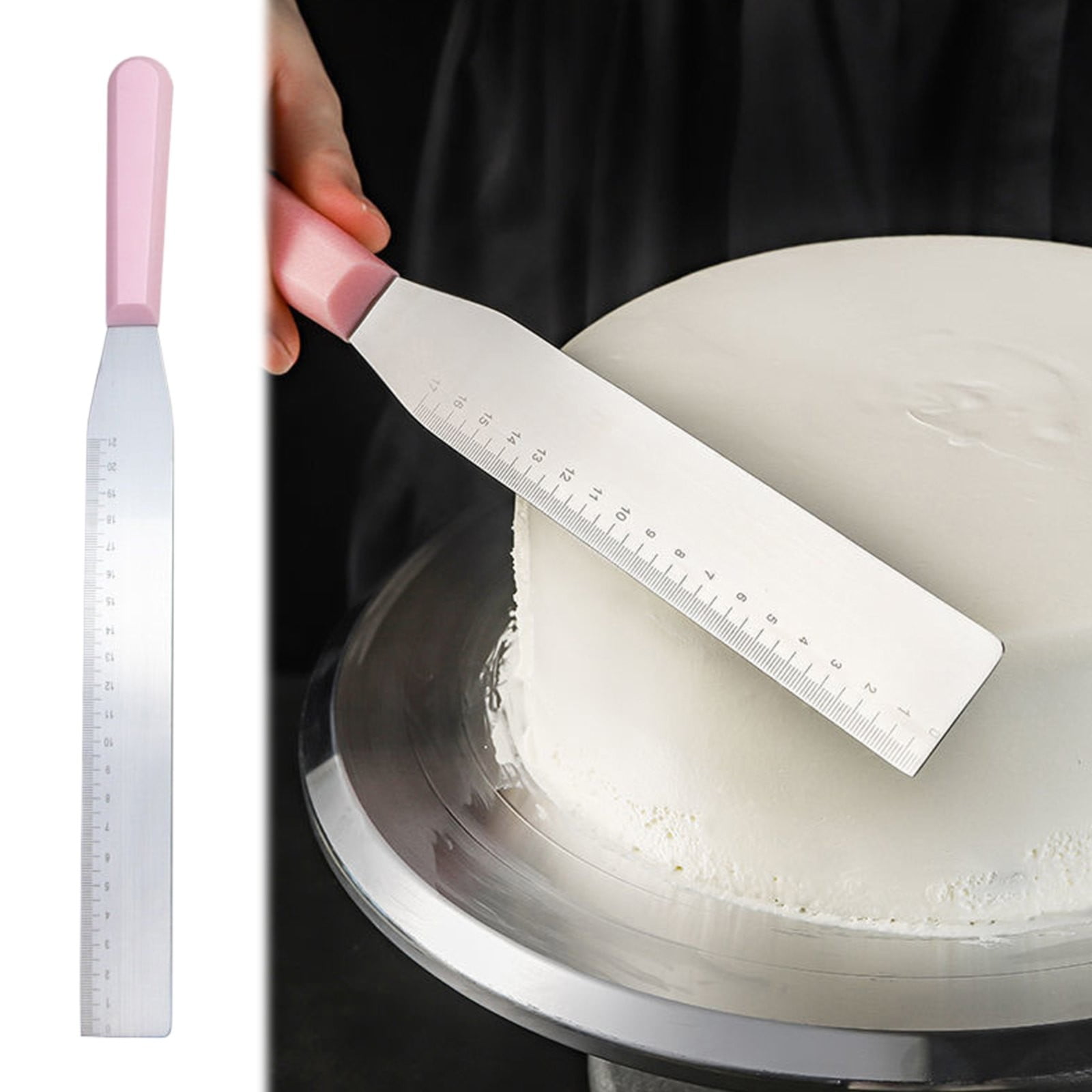 Cake Spatula Straight Icing Spatula Frosting Spreader With Wooden ...