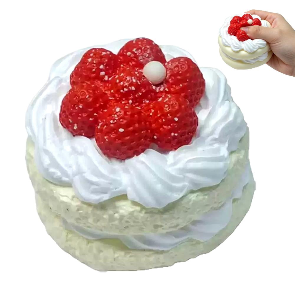 Cake Squishies Toy Stress Reliever Slow Rising Texture for Office Home ...