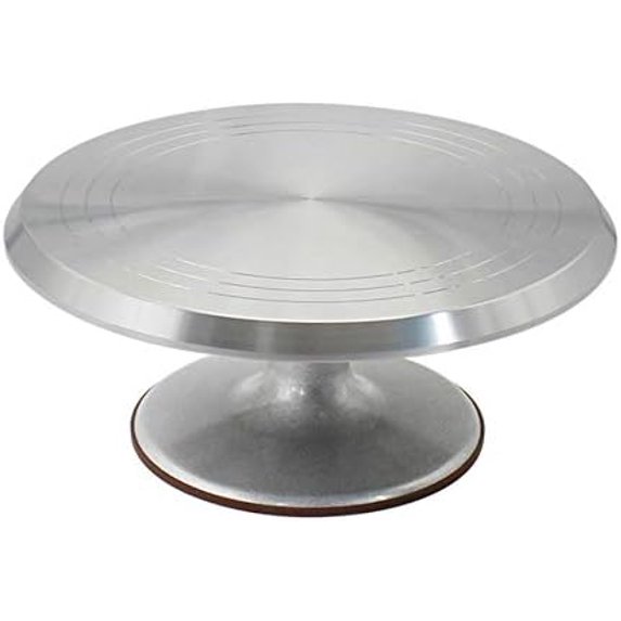 Cake Stand, Rotating Cake Decorating Stand Revolving Pottery Stand ...
