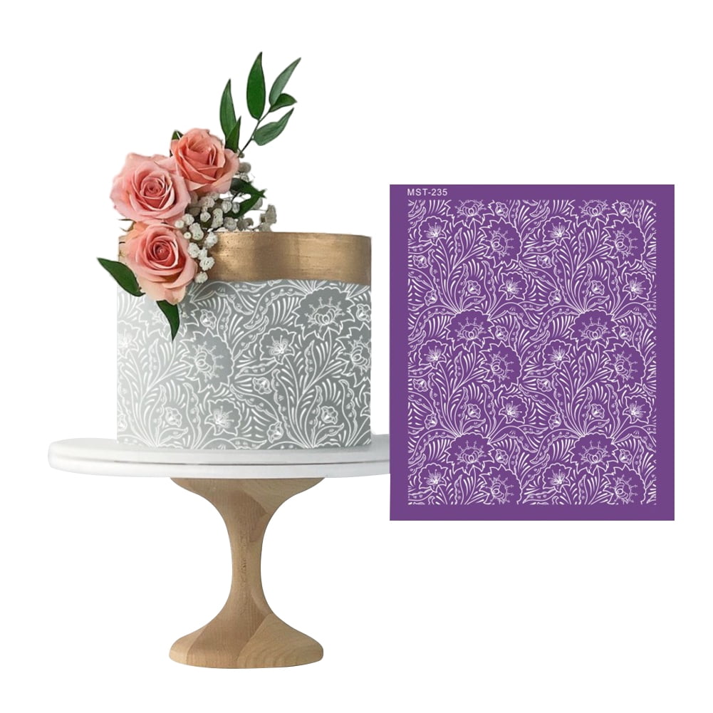 Cake Stencils for Icing, Cream, and Spray – Reusable Cake Decorating ...