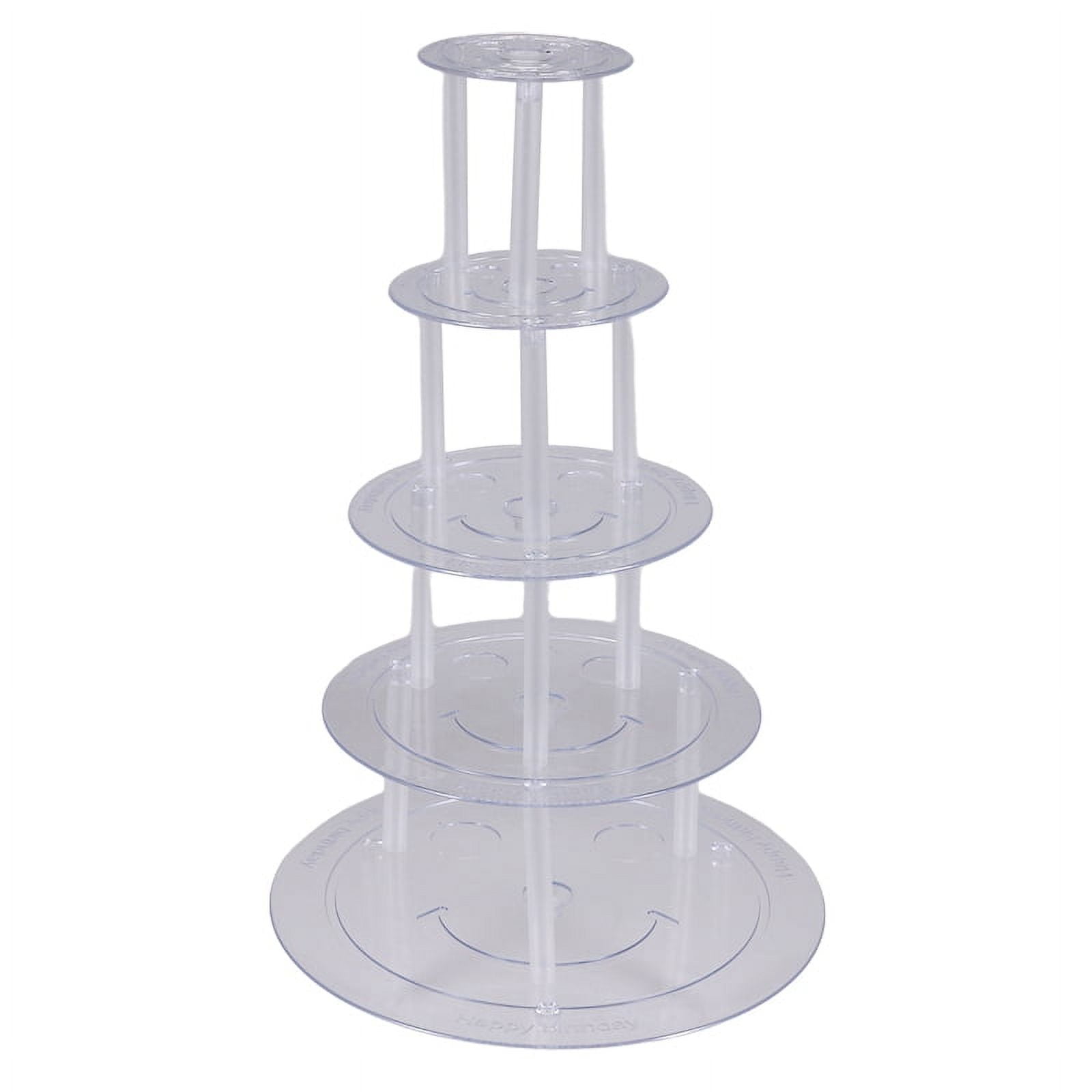 Cake Supports for Multi-Tier Cakes Stand 5 Levels (9/12/16/20/26cm ...