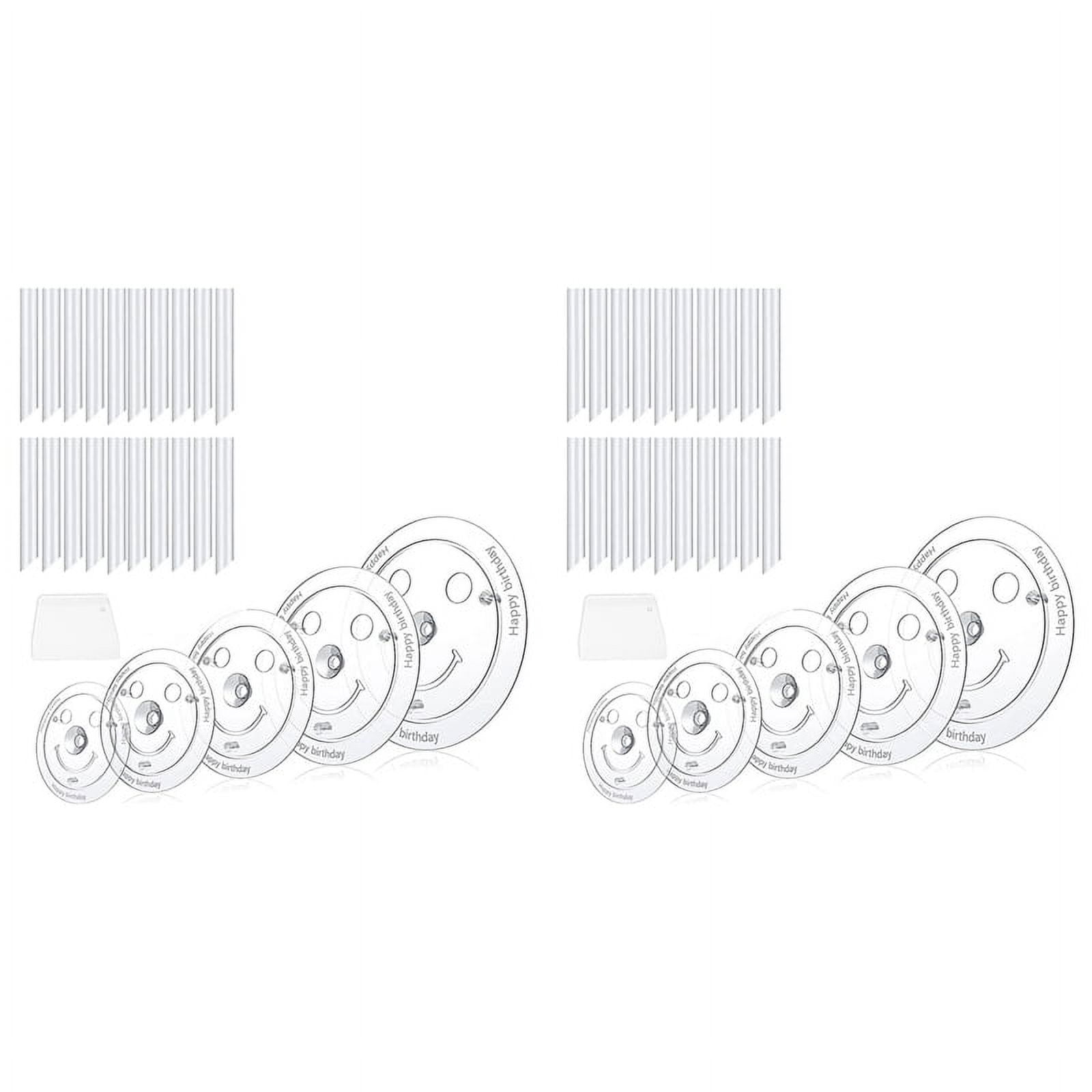 Cake Supports for Multi-Tier Cakes Stand 5 Levels (9/12/16/20/26cm ...