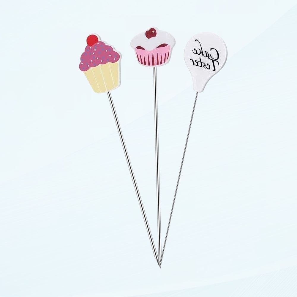 Cake Tester, 3 PCS Stainless Steel Cake Skewers Cake Tester Cake ...
