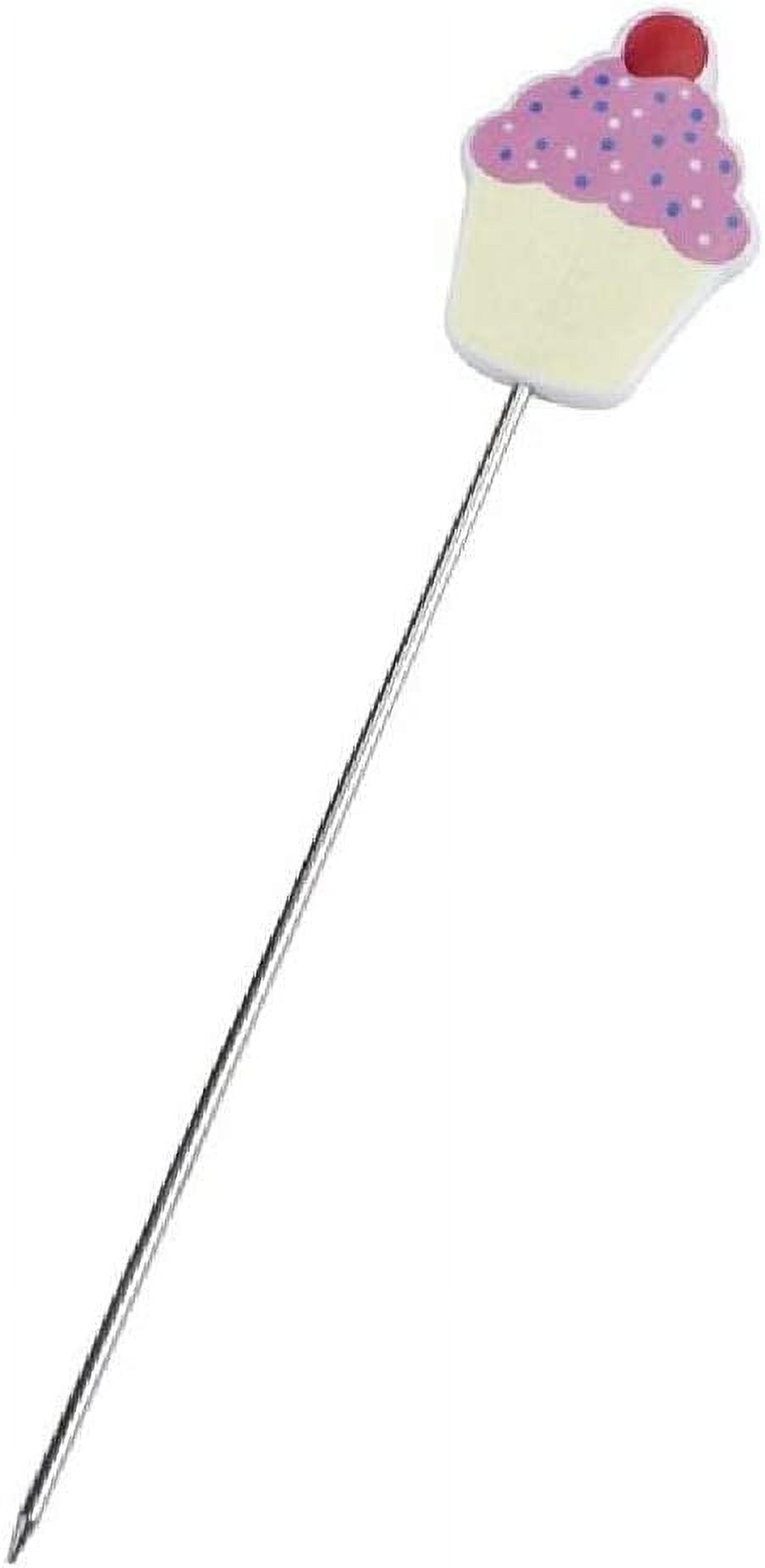 Cake Tester Probe Stainless Steel Cute Cupcake Shape Skewer Tester for ...