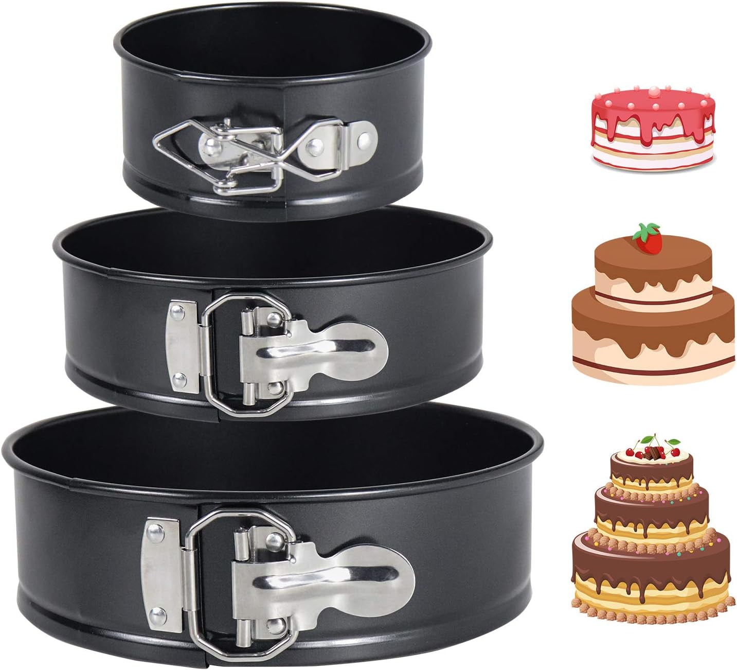 Cake Tin Round Inspiration Springform Cake Pans Round Baking Tin with ...