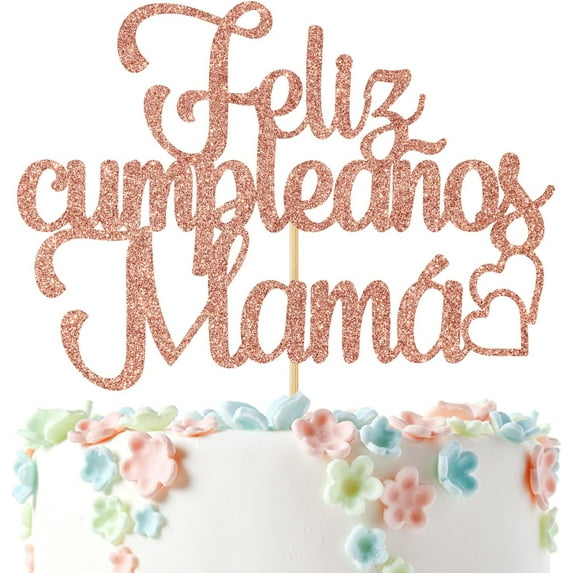 Cake Topper, Best Mom Ever, Happy Mothers Day, Mom Birthday Party ...