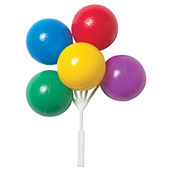 Cake Topper Decor, Everyday Birthday,Primary Balloon Cluster cake décor ...