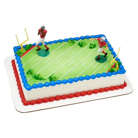 Cake Topper Decor, Sports and Games,Touchdown Football cake topper for ...