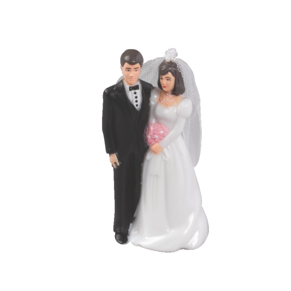 Traditional Bridal Couple Wedding and Anniversary Cake Topper, by ...