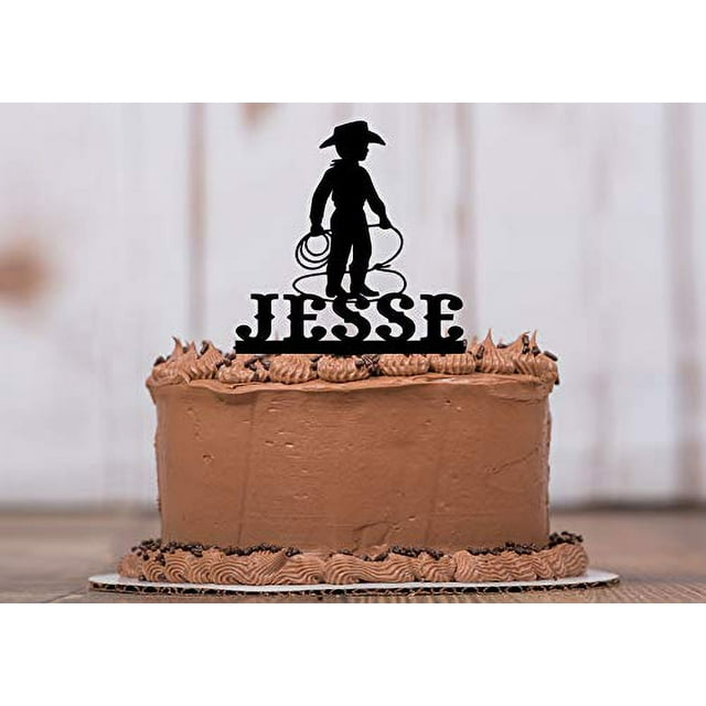 Cake Topper, Farm, , Lasso, Roper, Rodeo Cake Topper, Lariat, Cake ...