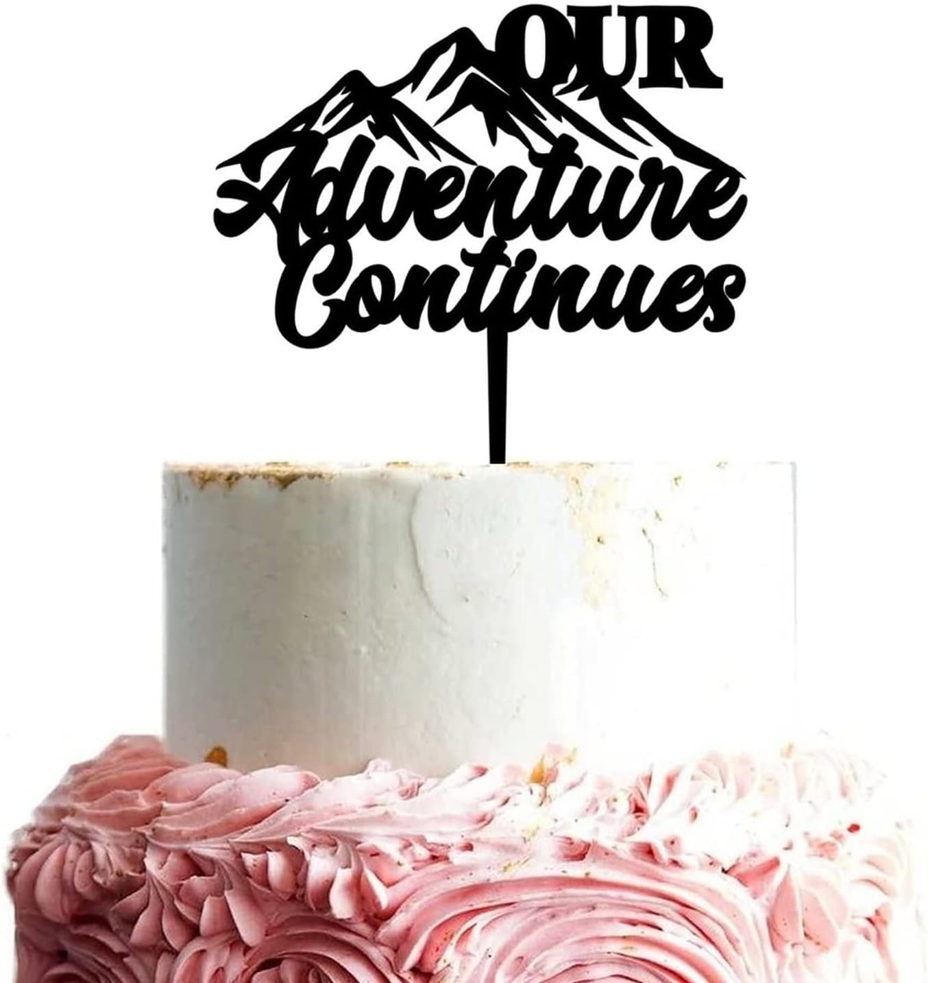 Cake Topper Our Adventure Continues Travel Cake Topper Party Decoration ...