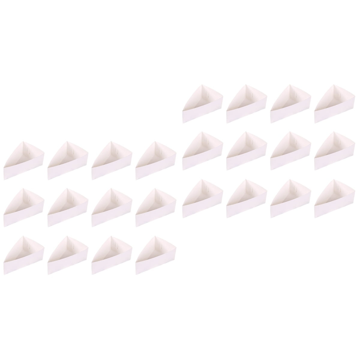 Cake Tray Simple Paper Cups Slice Holder Container Pastry Containers ...