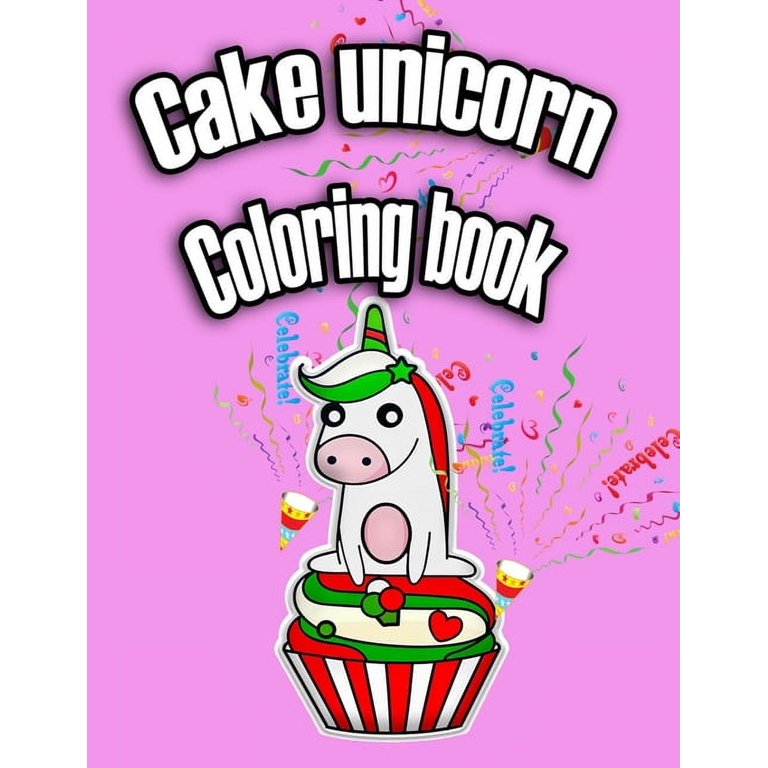 coloring pages unicorn cupcake