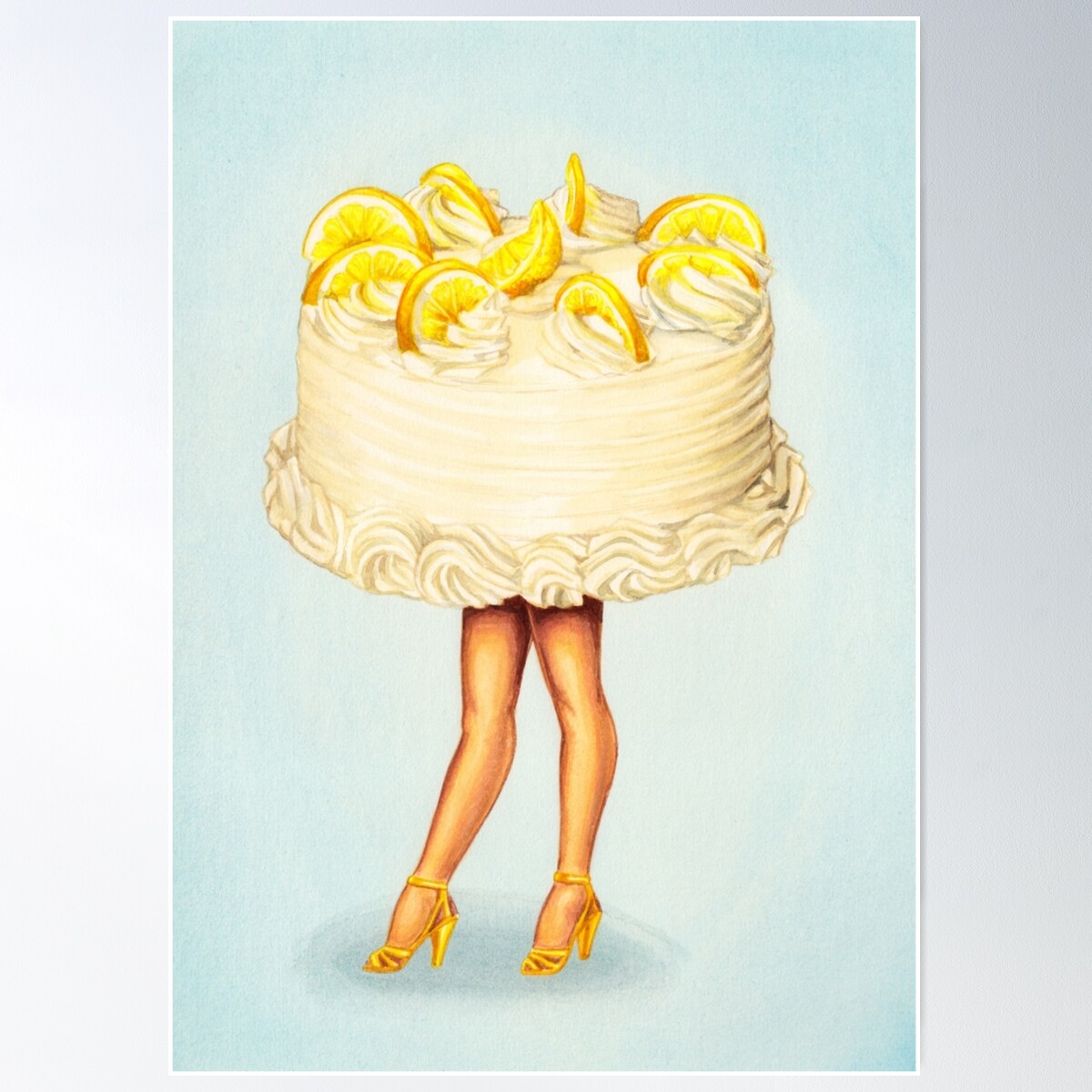 Cake Walk Iii Poster Wall Art, Modern Wall Decor For Living Room ...