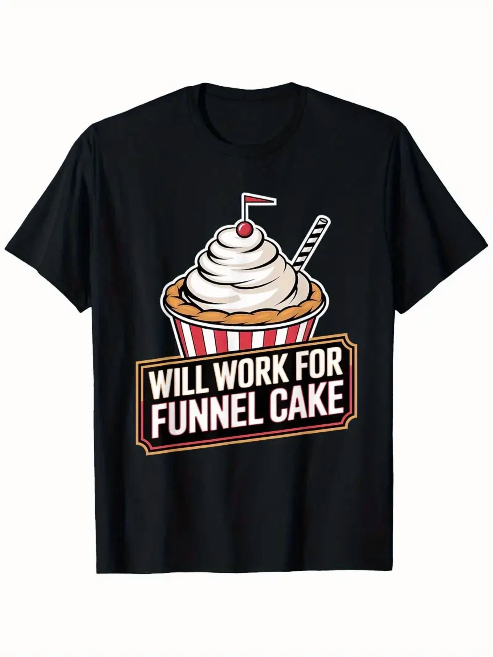 Cake Will Work For Funnel Cake T Shirt Men s 3D Gorilla Print T Shirt cake-will-work-for-funnel-cake-t-shirt-men-s-3d-gorilla-print-t-shirt