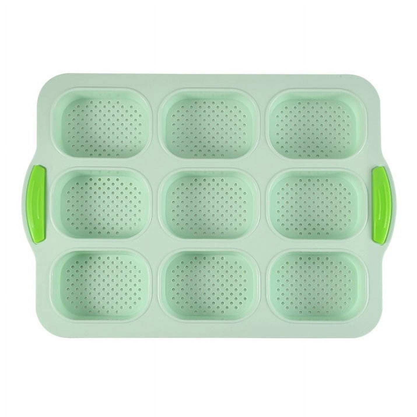 Cake baking tray,Cake Moulds, 9-cell Oval French DIY Small Bread ...