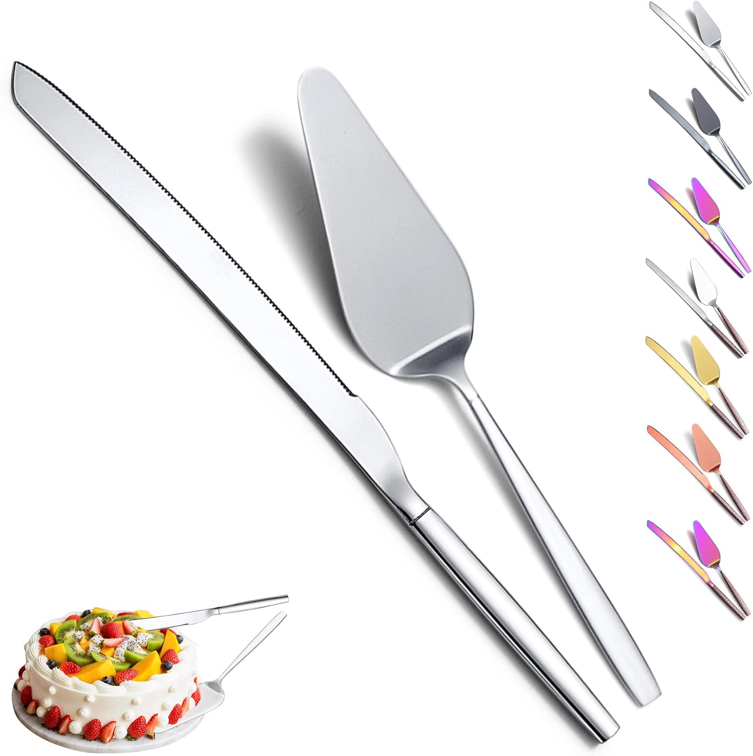 Cake cutting server, wedding cake knife and server set, suitable for ...