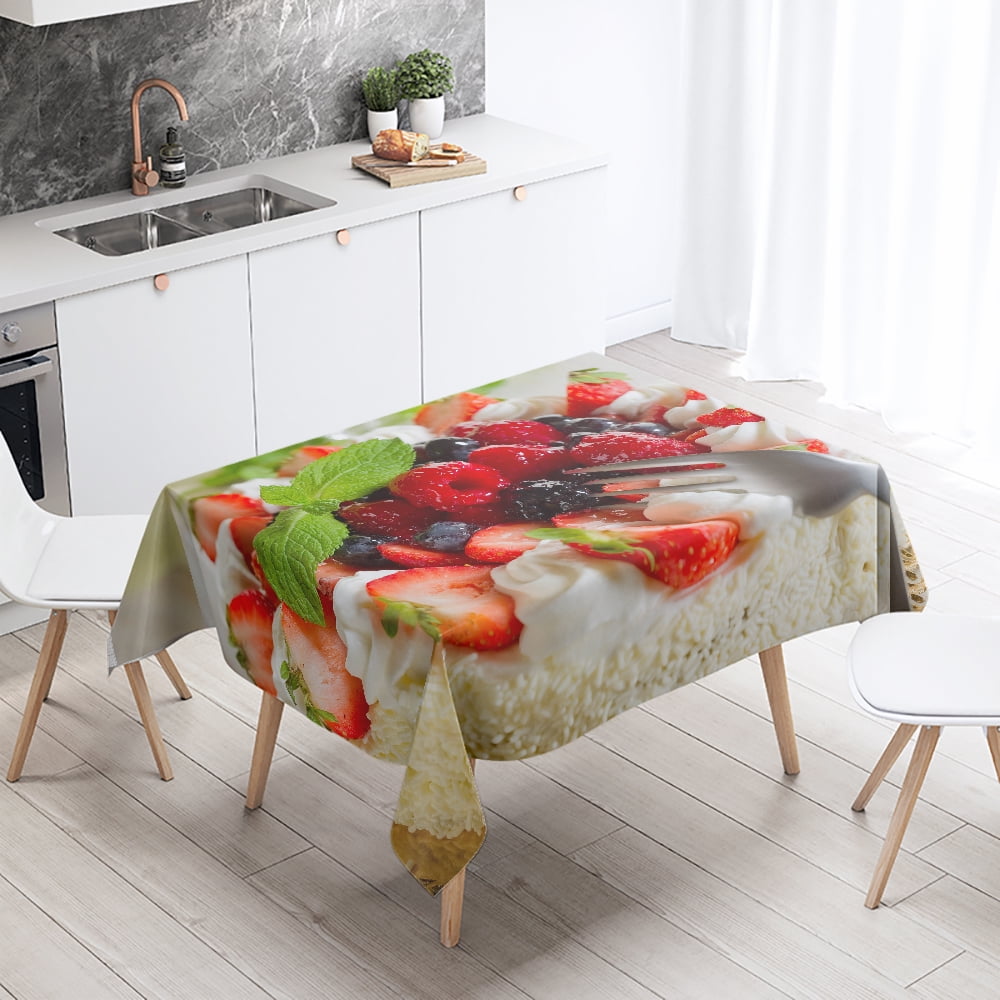 Cake gourmet printed tablecloth restaurant table decoration and anti ...