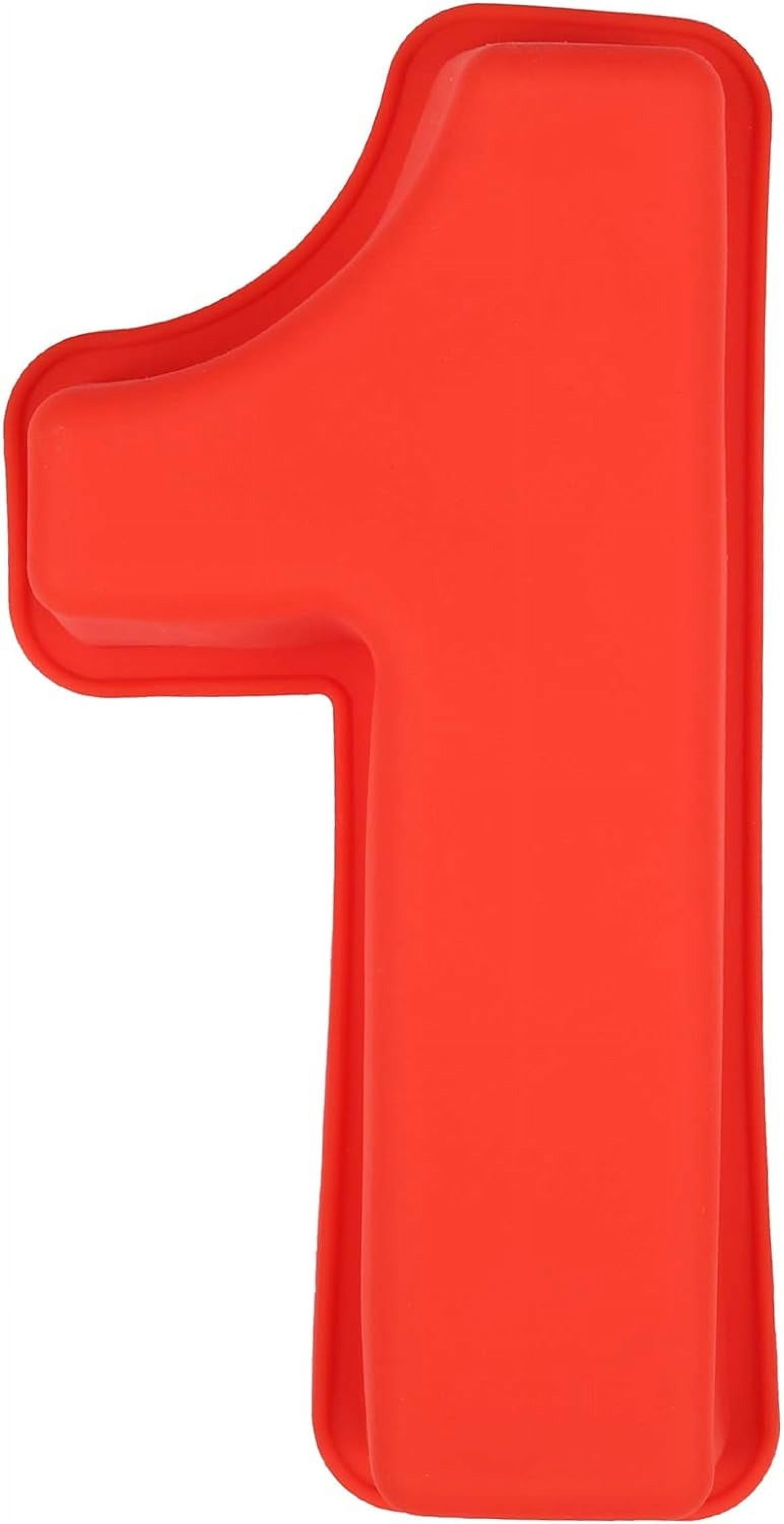 Cake pan silicone numbers large number 7 baking pan baking birthday ...