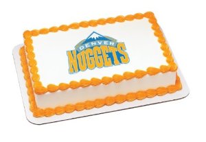 CakeSupplyShop NBA Denver Nuggets Cake Decoration Edible Frosting Photo ...