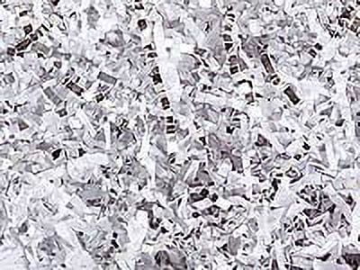 CakeSupplyShop White & Silver Decorative Filler Packing, Cut/Shredded ...