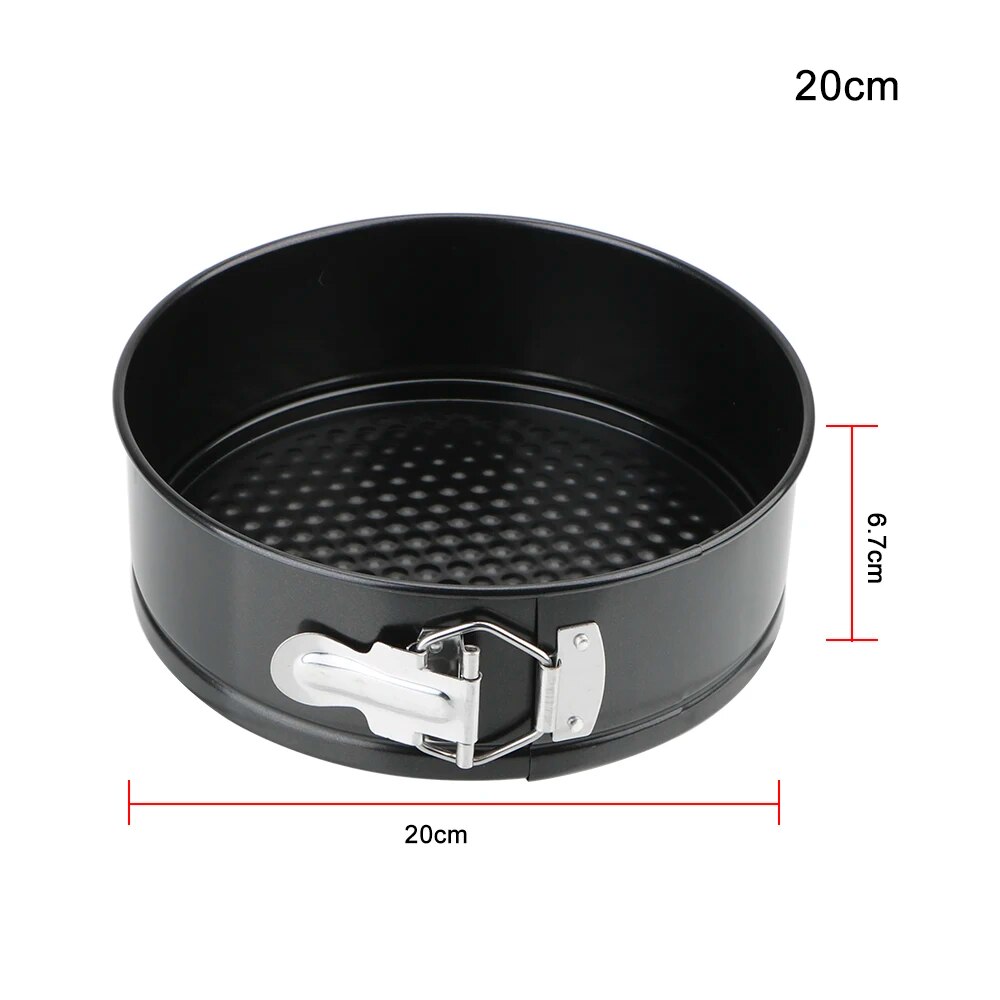 Cakes Molds Round Cake Pan Bakeware Kitchen Accessories Removable Bottom Carbon Steel Non-Stick ...