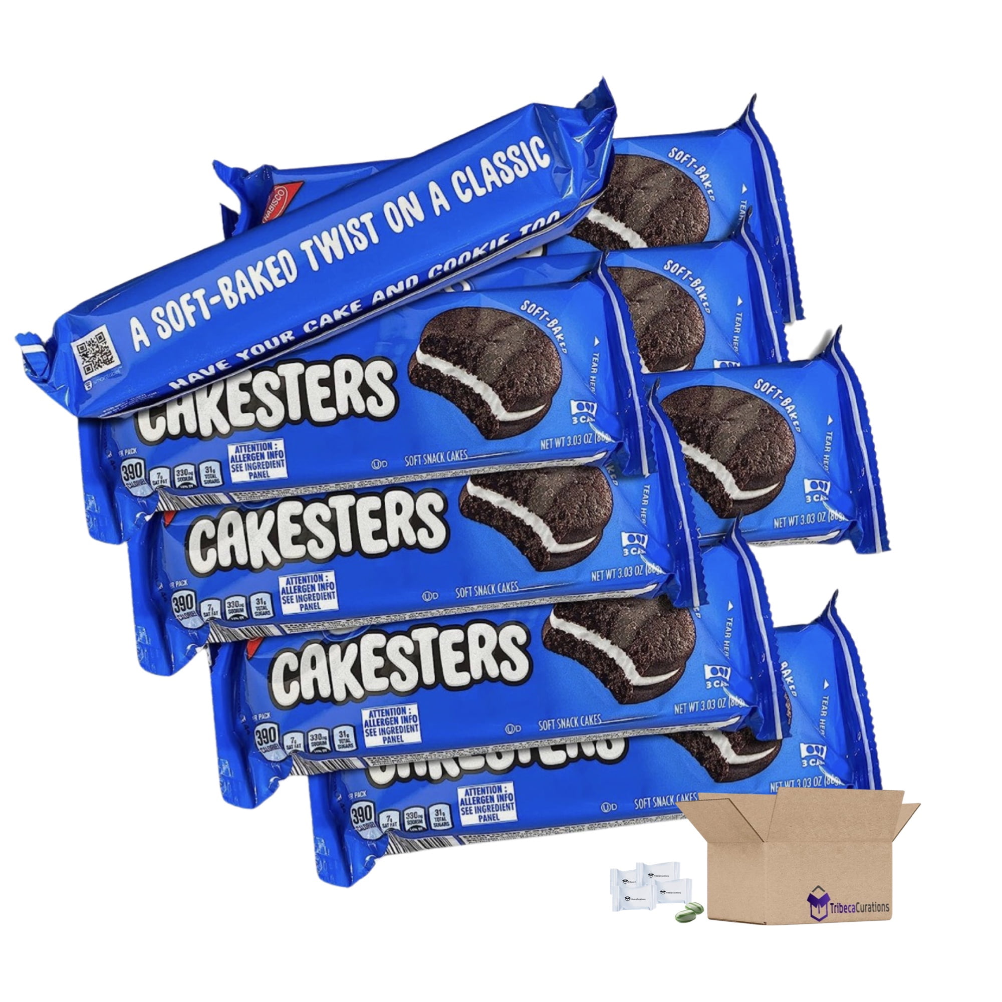 Cakesters Single Serve Packs For On-The-Go Snacking | 3.03 Oz | 24 ...