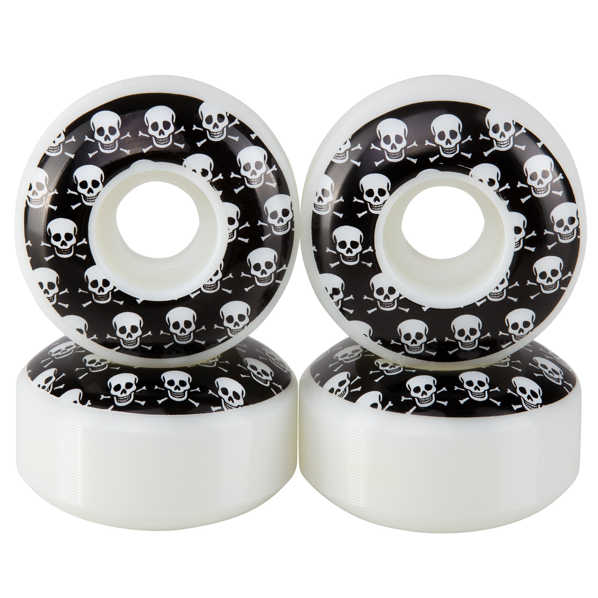 Cal 7 52mm Graphic Skateboard Wheels for Street and Park (Crossbones ...