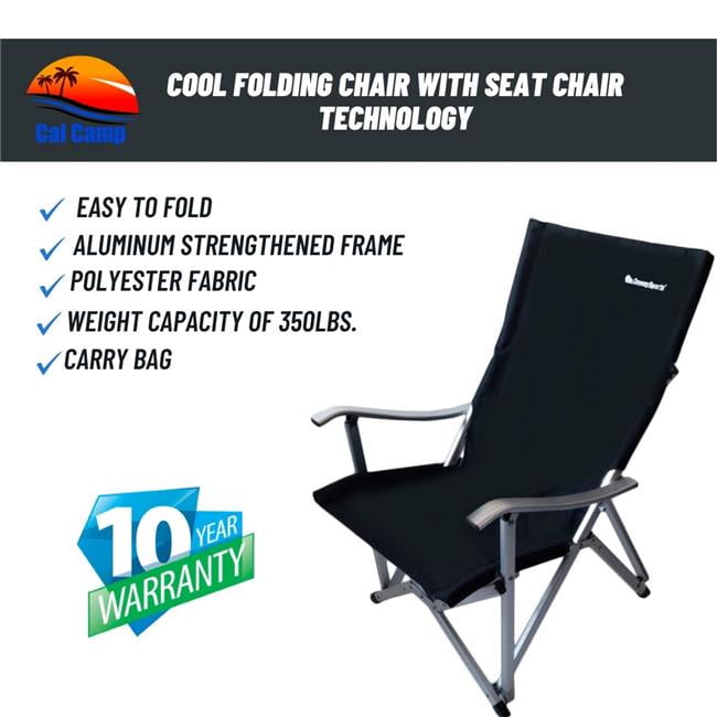 Cal Camp CC73 Cool Folding Chair with Seat Chair Technology - Walmart.com